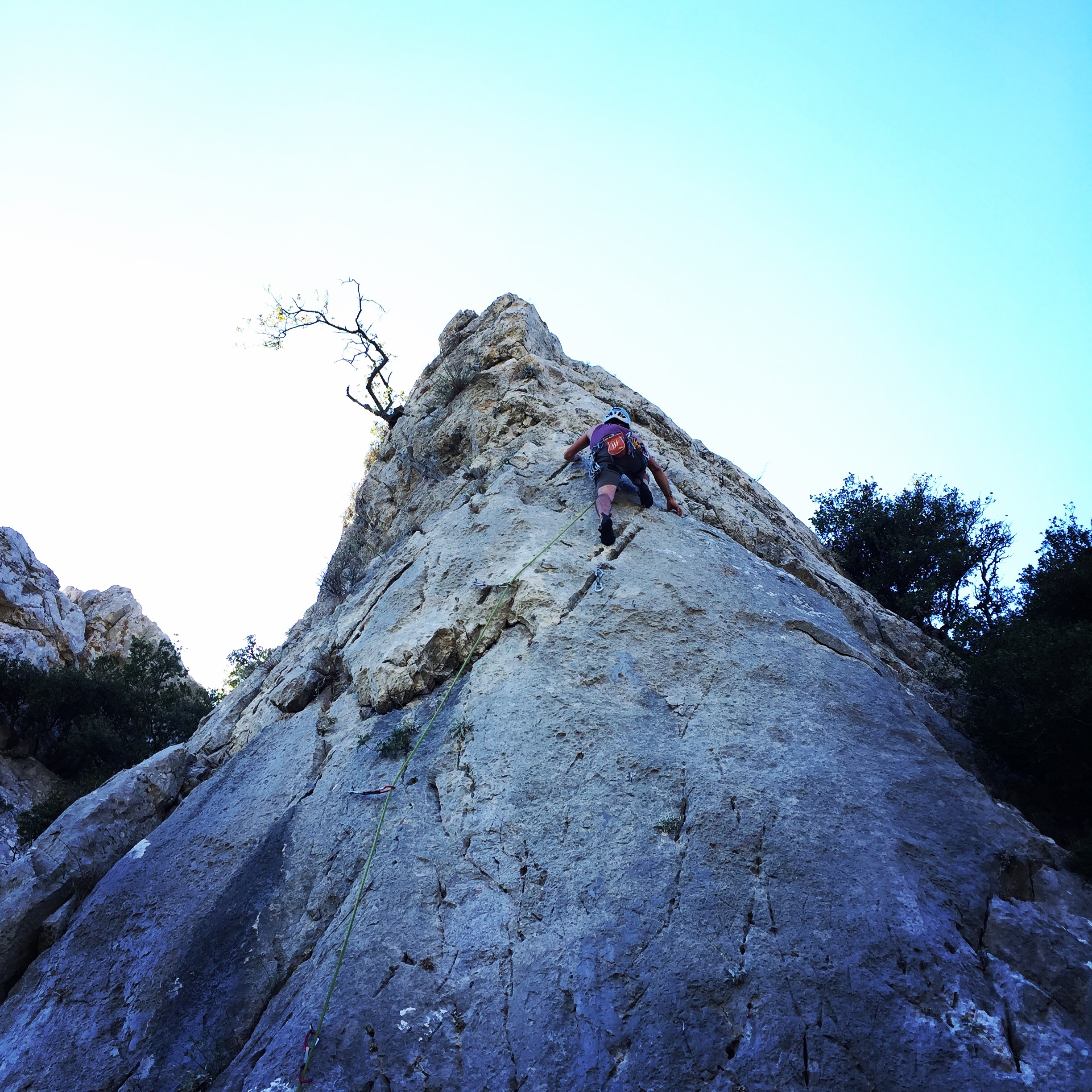 Climbing in Pillars of the Wind – Argolis, Greece – Olympus Mountaineering