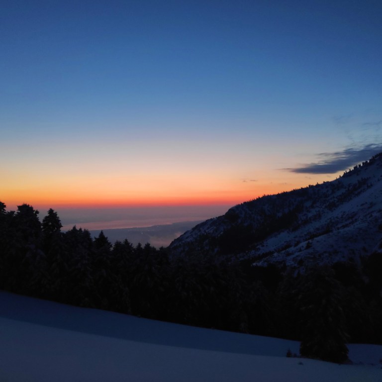 Winter Hike and Climb on Dirfi Mountain – Olympus Mountaineering