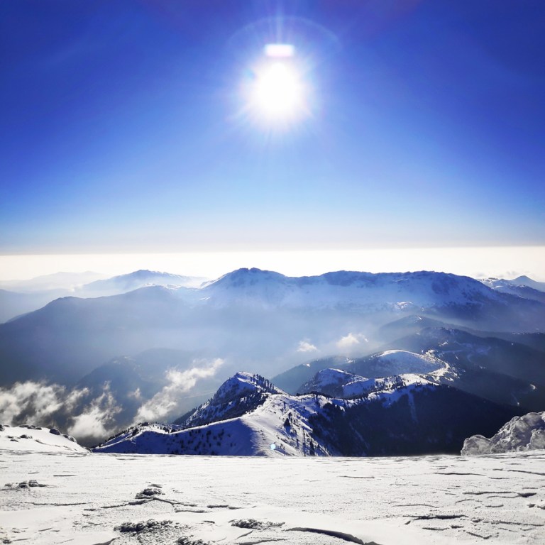 Winter Hike and Climb on Dirfi Mountain – Olympus Mountaineering