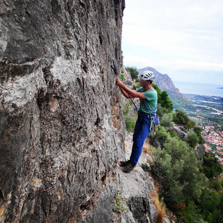 Climbing in Leonidio – Sector Douvari – Olympus Mountaineering