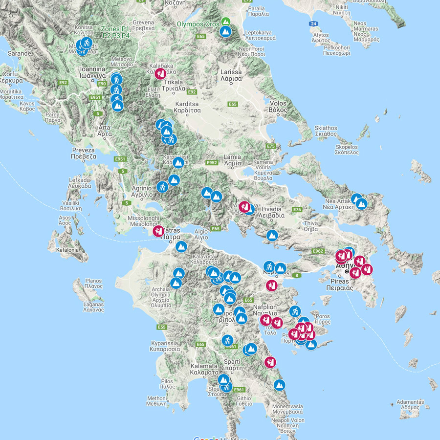 Map – Olympus Mountaineering