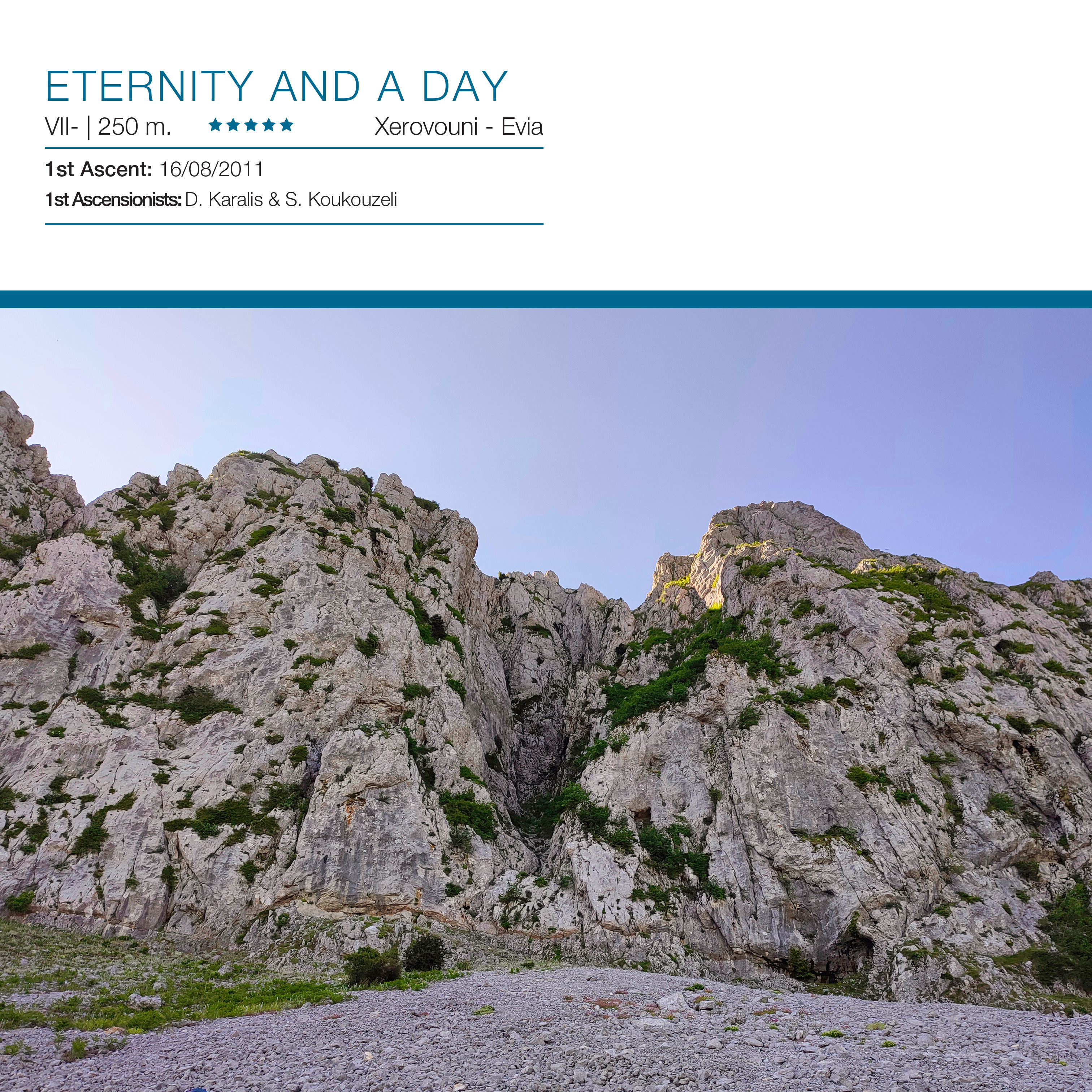 Eternity and a Day VII- 250 m. 7 pitches | Alpine Climbing on Mount ...